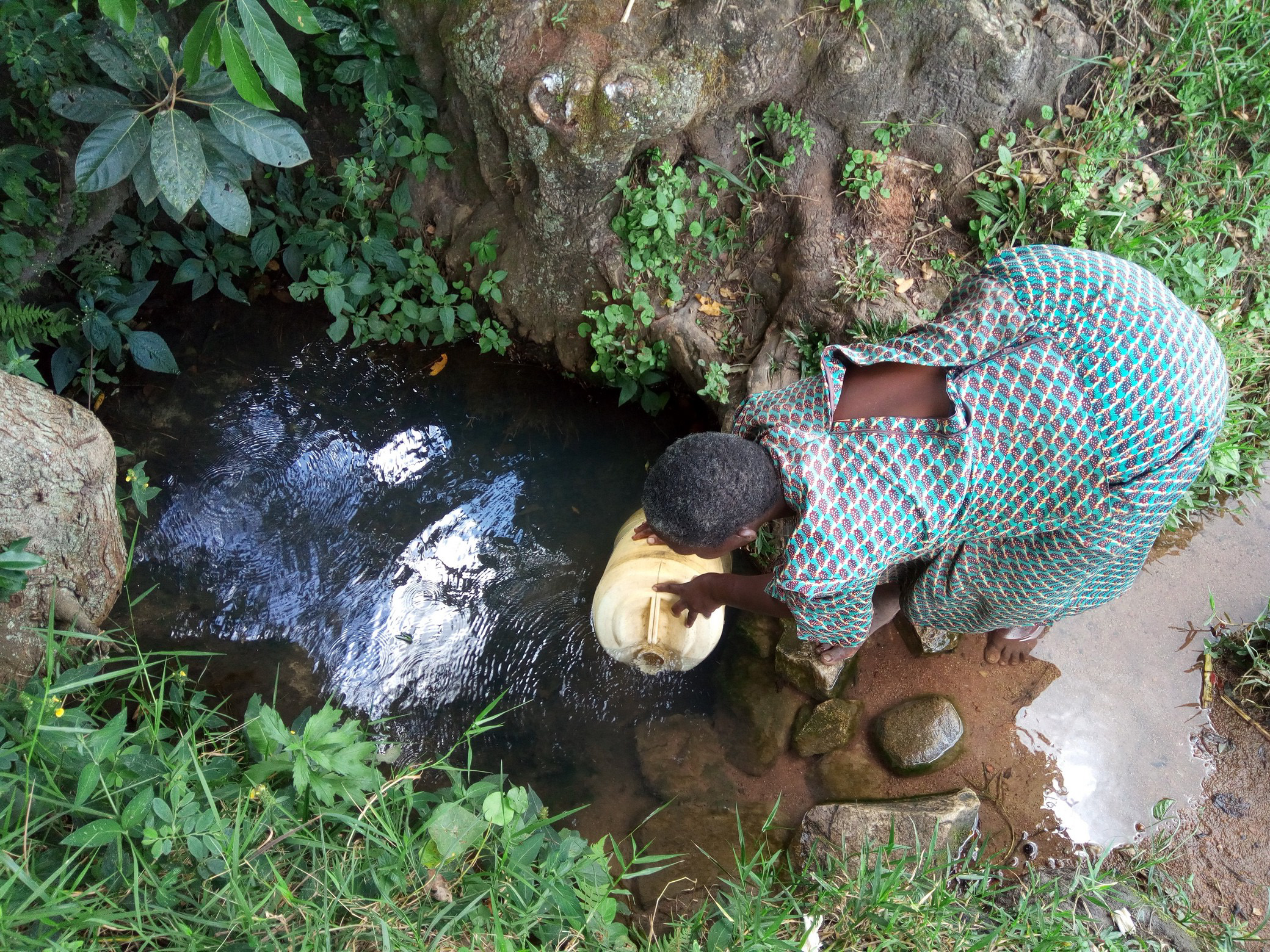 The Water Project: Kenya - Muyundi Community, Baraza Spring