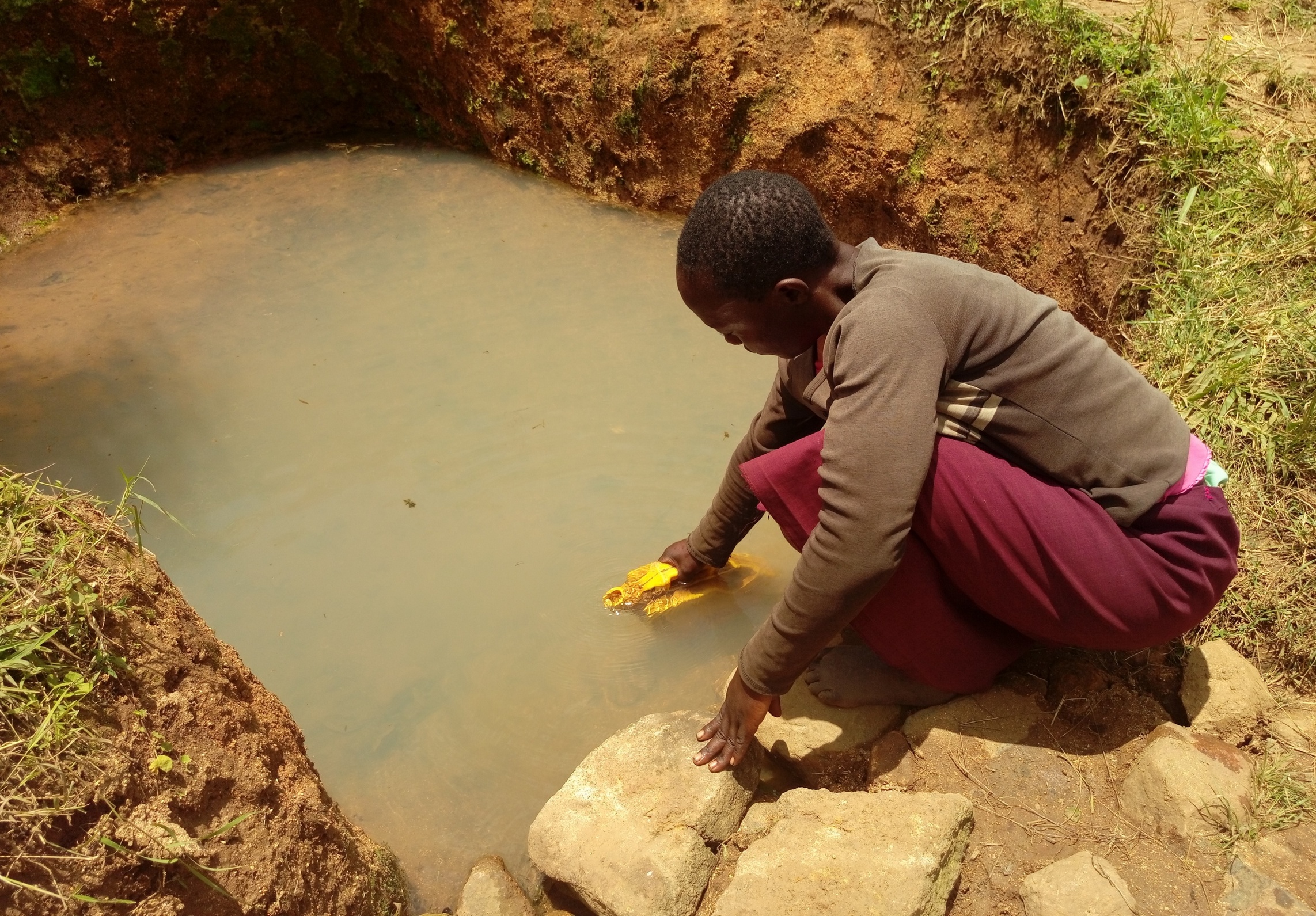 The Water Project: Kenya - Emachembe Community, Malalilo Spring