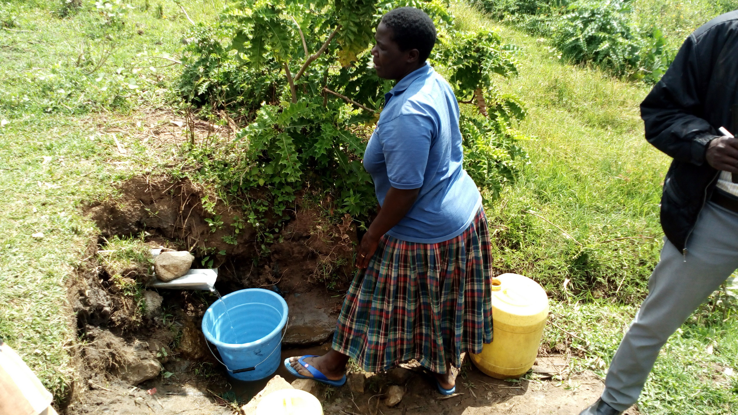 The Water Project: Kenya - Utuyu Community, Utuyu Spring