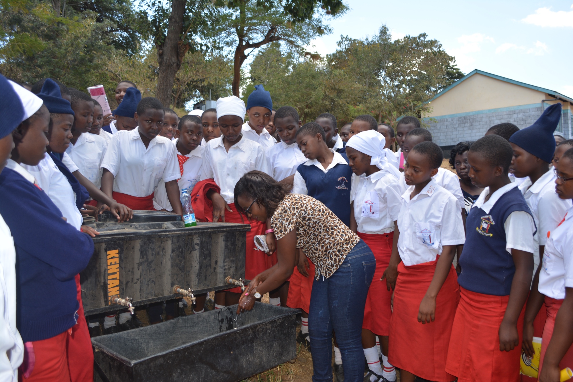 The Water Project: Kenya - AIC Kyome Girls' Secondary School