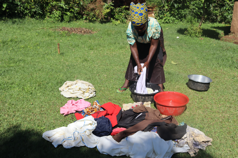 The Water Project: Kenya - Lukala West Community, Angatia Spring